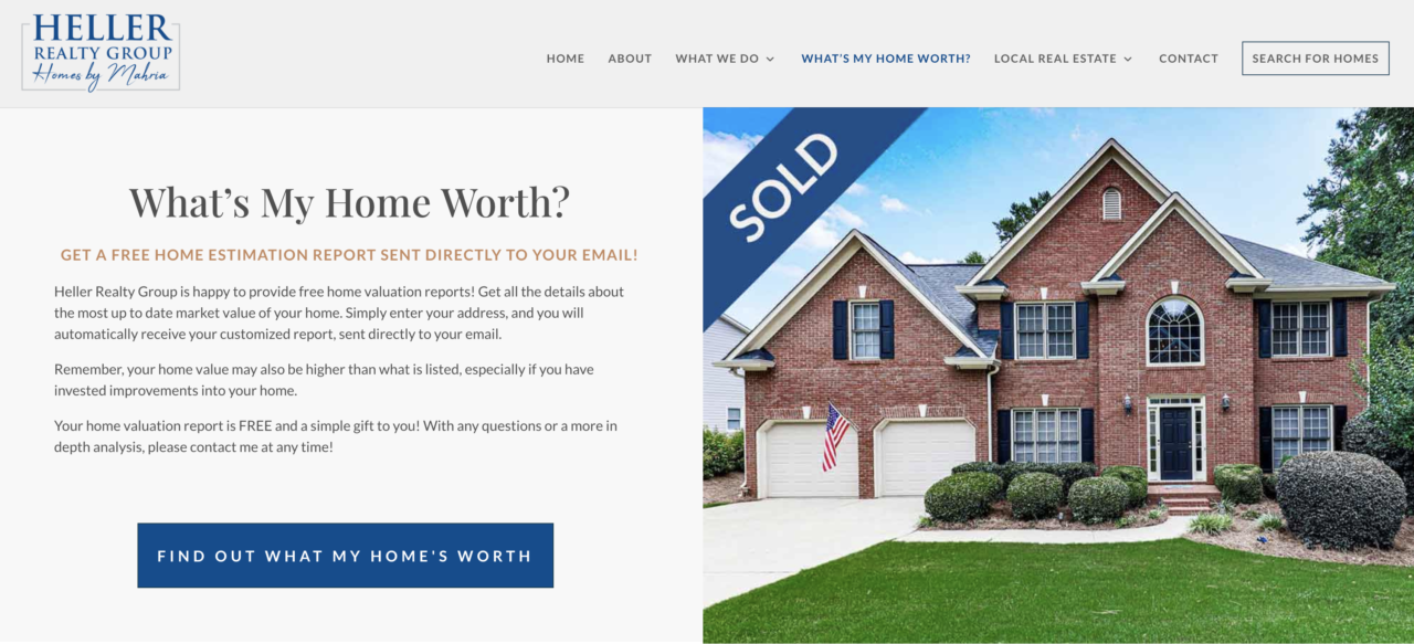 Heller Realty Group- Website Case Study | Vertical Web Marketing Agency